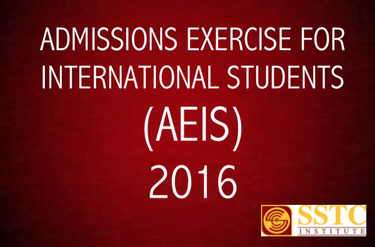 AEIS EXAMINATION REGISTRATION 2016 - SSTC